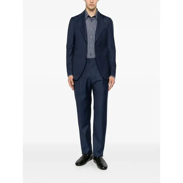 FERRAGAMO Shirts - Blue