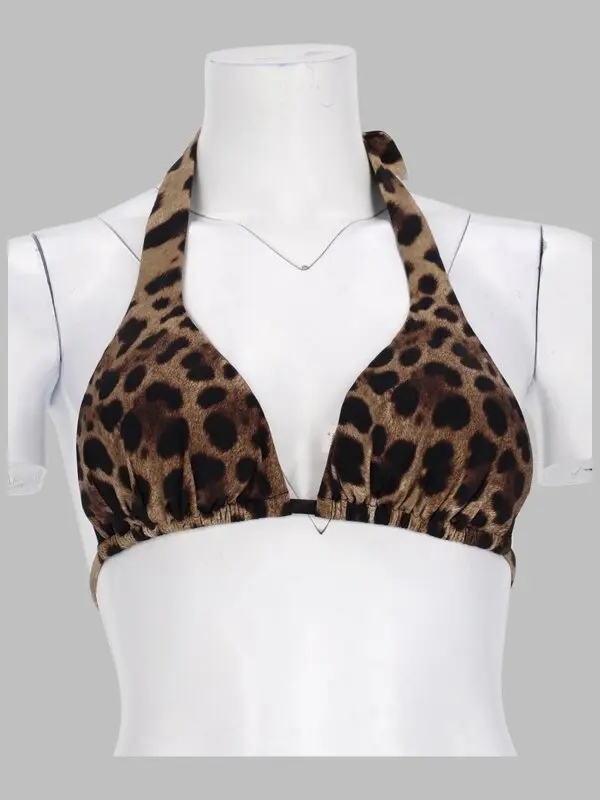 Dolce & Gabbana Top Bikini Triangolo Imbottito