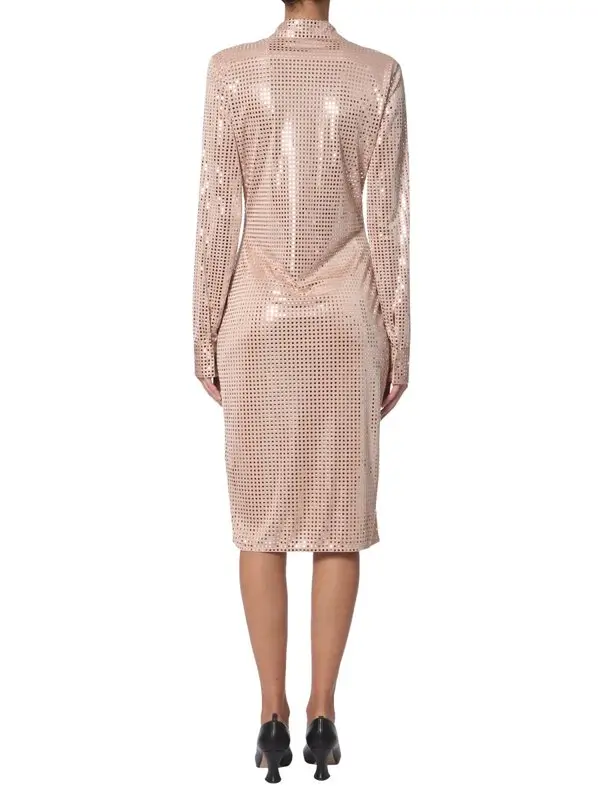 Bottega Veneta Sequin Shirt Dress