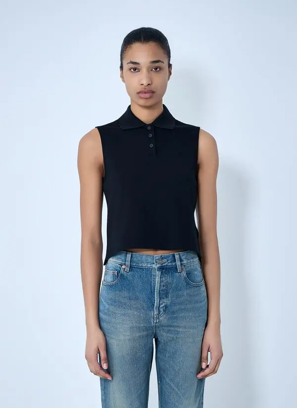 Saint Laurent Cassandre Polo Shirt