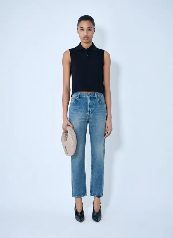 Saint Laurent Cassandre Polo Shirt