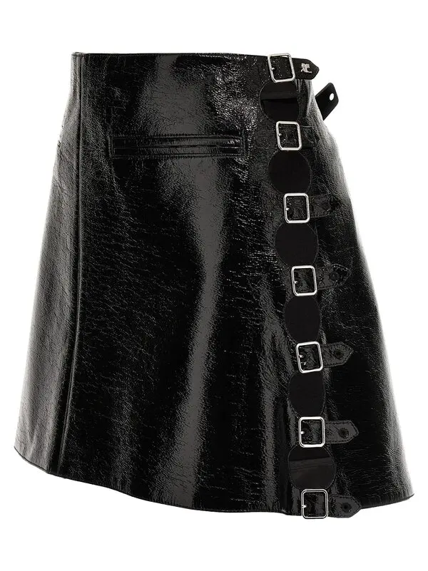 COURREGES Vinyl Miniskirt