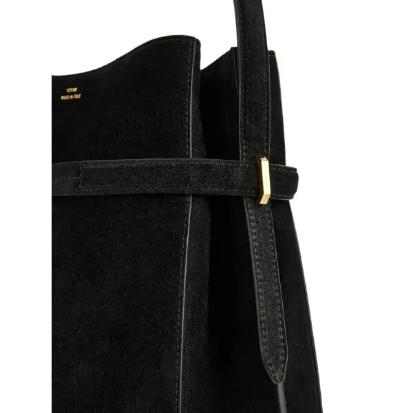 TOTEME Suede Bucket Bags - Black
