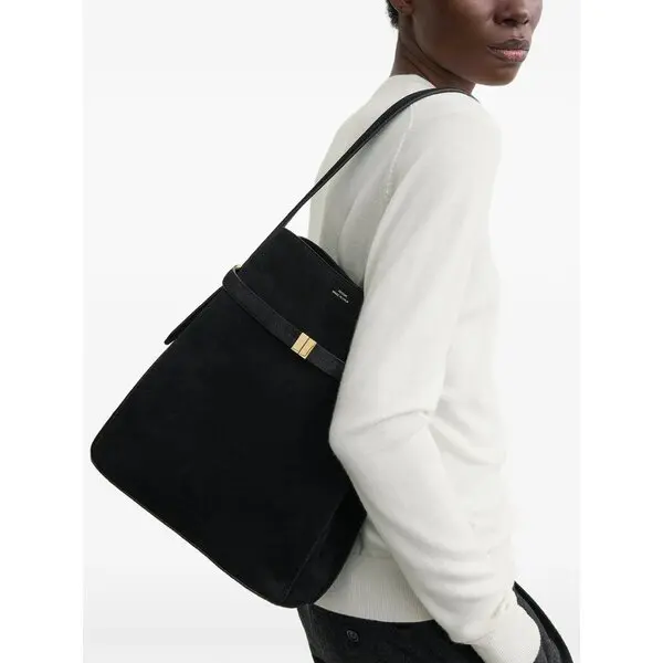 TOTEME Suede Bucket Bags - Black