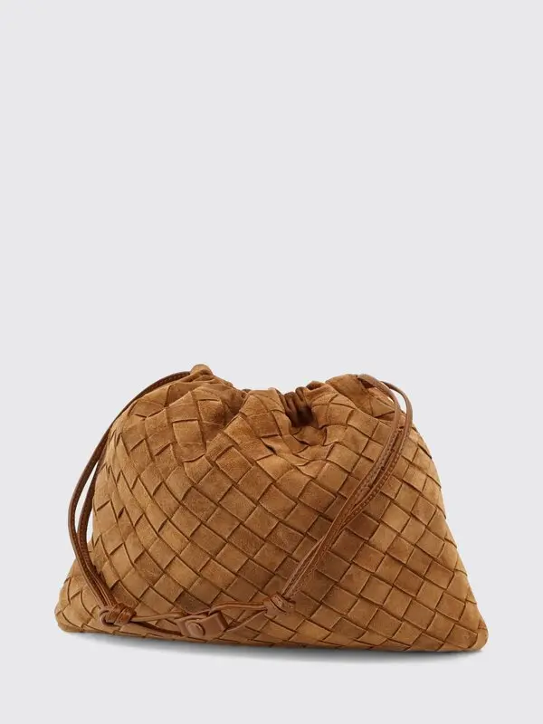 Bottega Veneta Calfskin Clutch - Brown