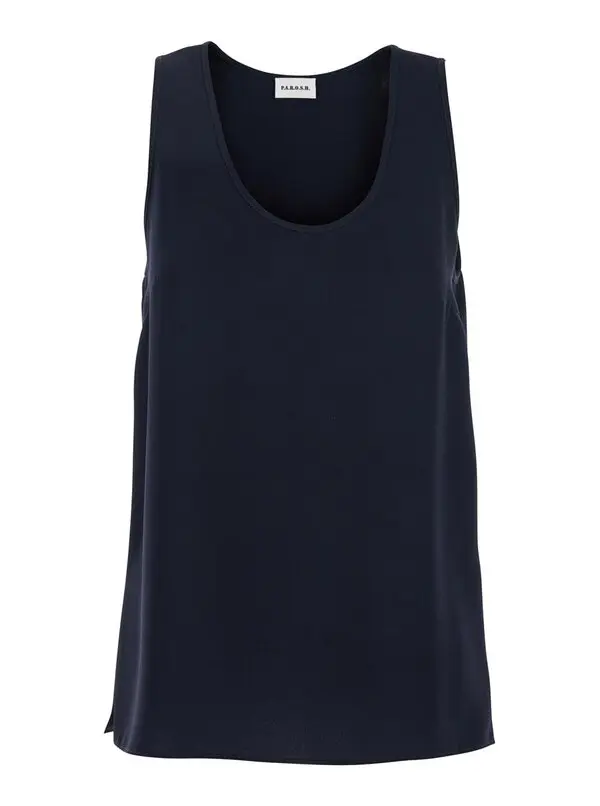P.a.r.o.s.h Sleeveless Tech Fabric Top