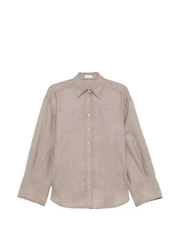Brunello Cucinelli Wool Shirt - Multicolor