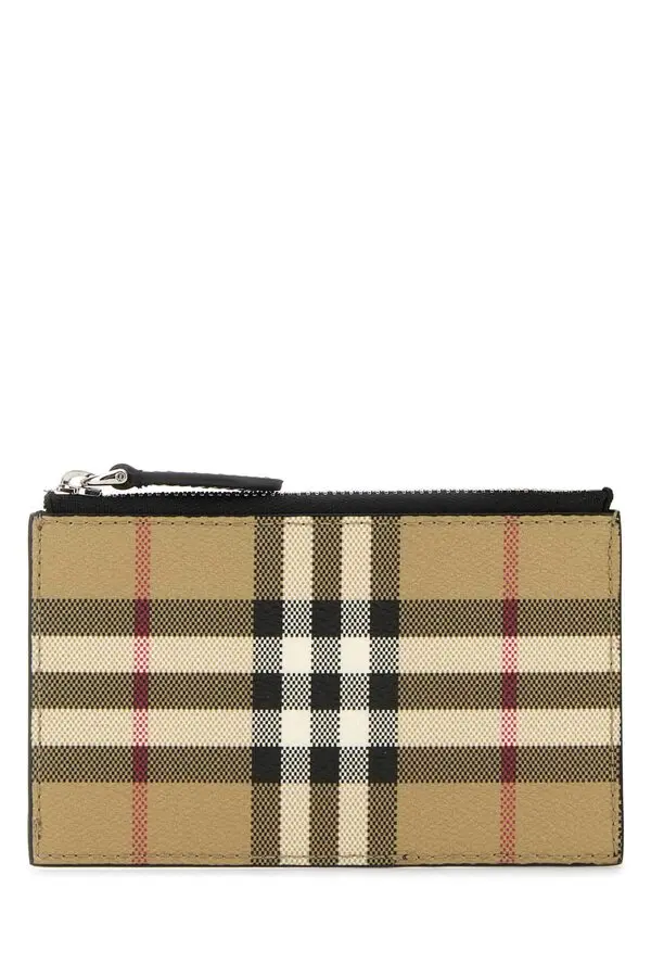 Burberry Printed Canvas Card Holder - Multicolor