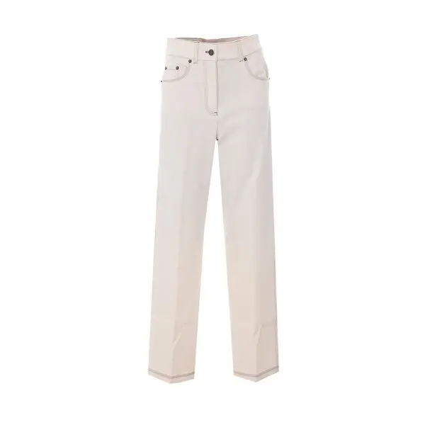 Max Mara Mxpribes Denim Pants - White