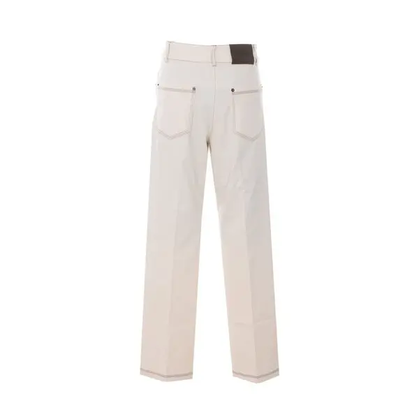 Max Mara Straight-leg Denim Pants - White