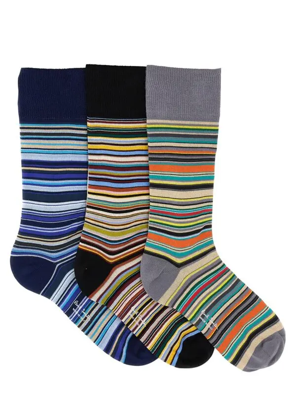 Paul Smith Set Di Tre Calzini - Multicolor