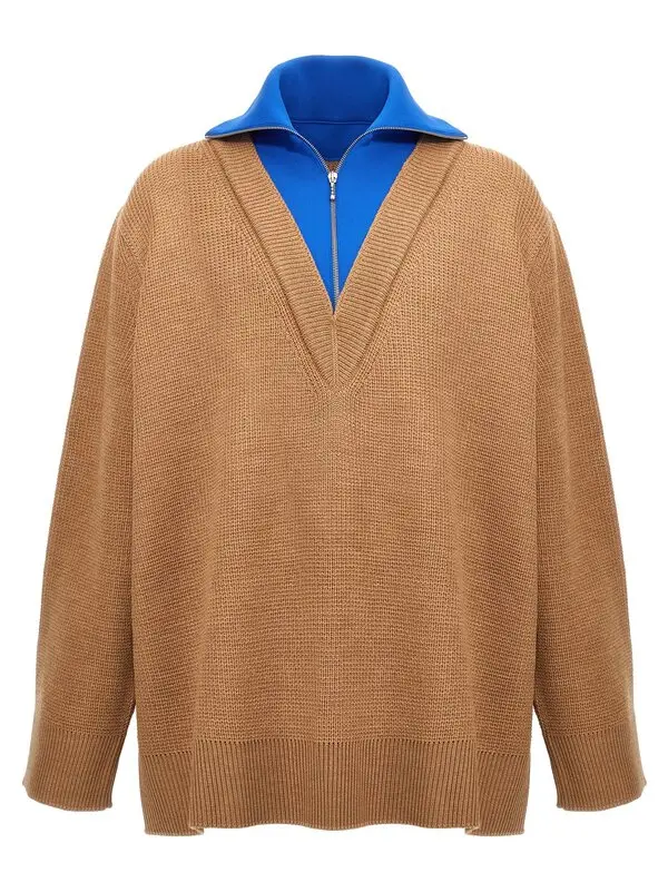 JIL SANDER Half Zip Sweater