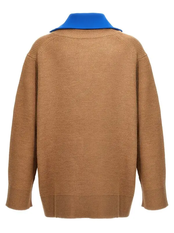 JIL SANDER Half Zip Sweater - Multicolor