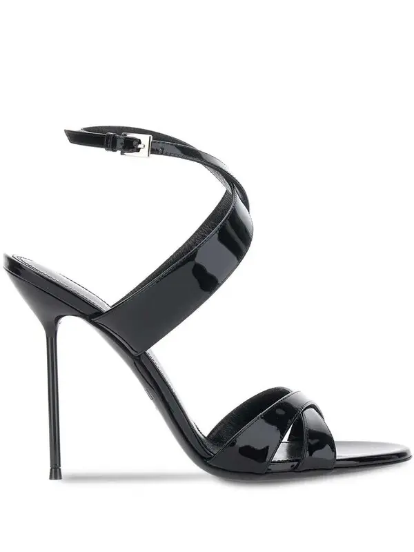 Paris Texas Lidia Sandals With Crisscross Design - Black