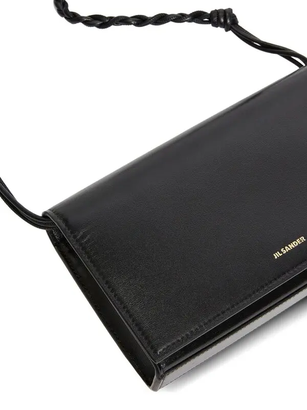 JIL SANDER Tangle Leather Wallet On Chain