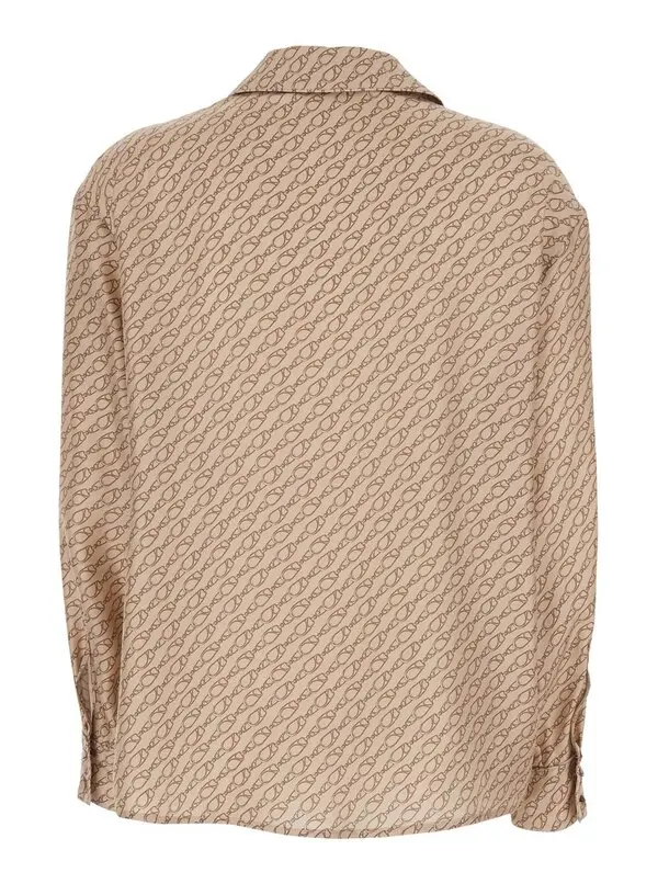Herno Silk Shirt With Chain Print - Multicolor
