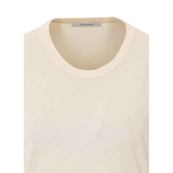 LEMAIRE Rib T-shirt - White