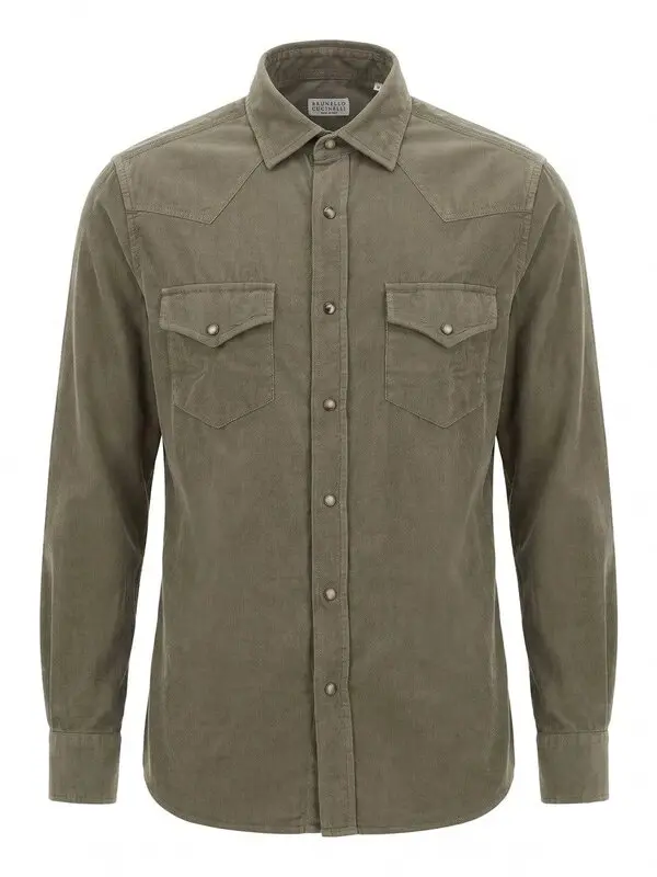 Brunello Cucinelli Corduroy Shirt