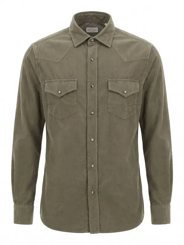 Brunello Cucinelli Corduroy Shirt