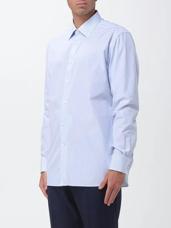 Zegna Classic Striped Poplin Shirt
