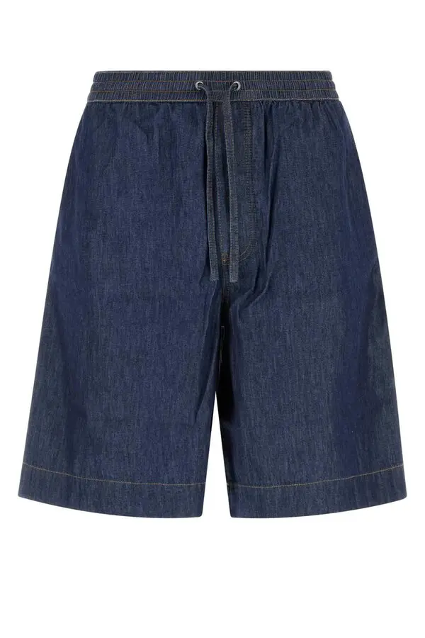 Loewe Chambray Bermuda Shorts - Blue