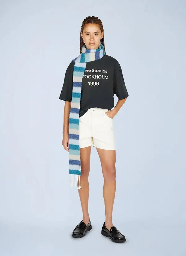 Acne Studios Logo Print T-shirt