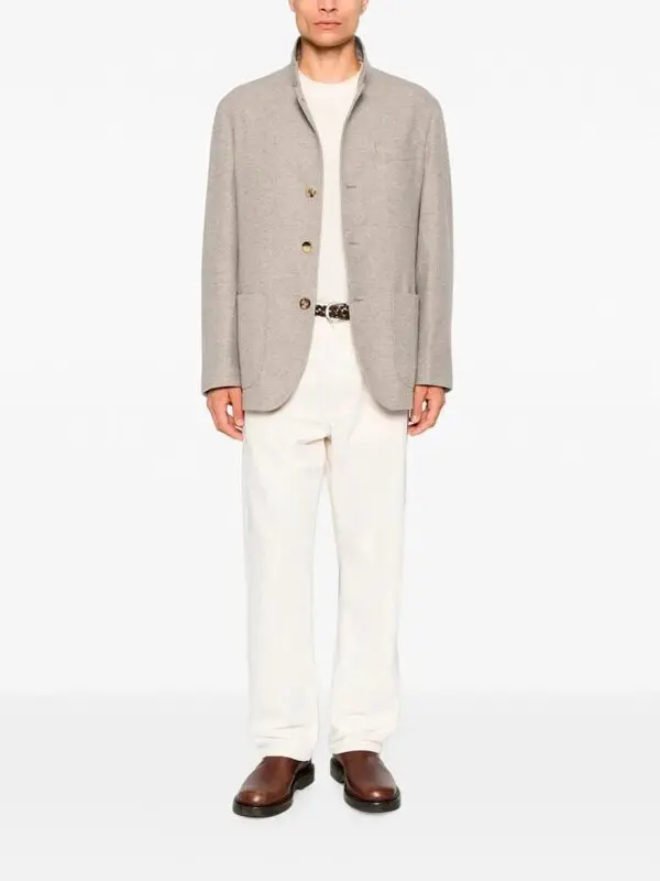 Brunello Cucinelli Lightweight Cashmere Outerwear Blazer - Multicolor