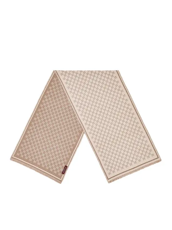 Gucci Double Side Gg Wool Scarf