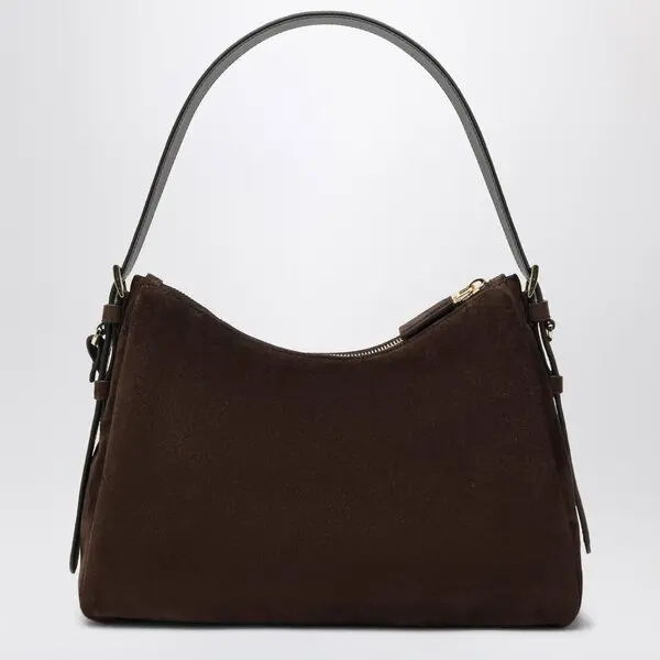Prada Suede Shoulder Bag - Brown