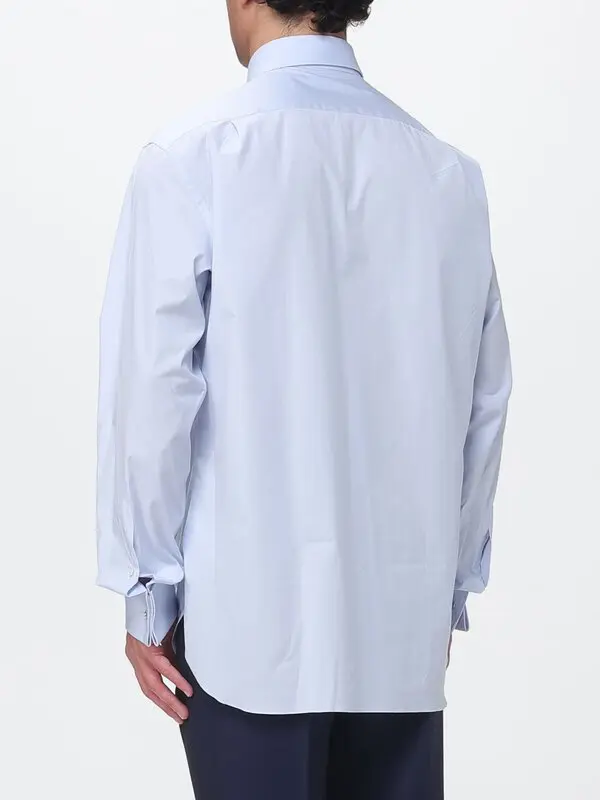 Zegna Classic Stretch Poplin Shirt - Blue