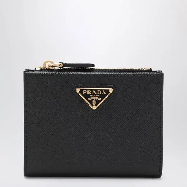 Prada Saffiano Leather Wallet - Black