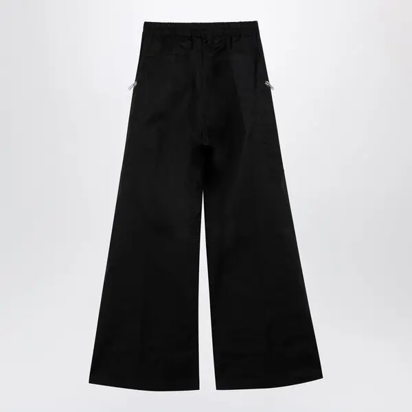 Rick Owens Cotton Canvas Flared Trousers