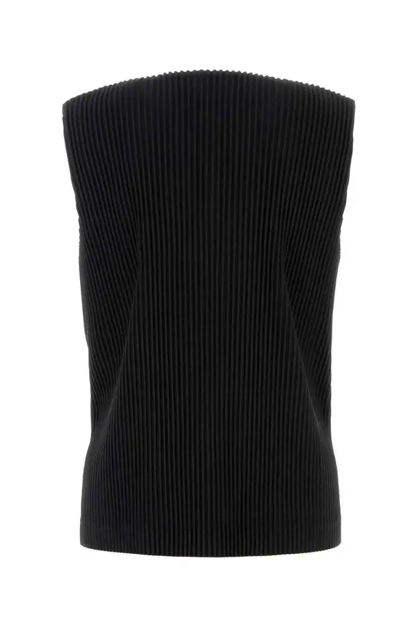 Issey Miyake Polyester Vest - Black