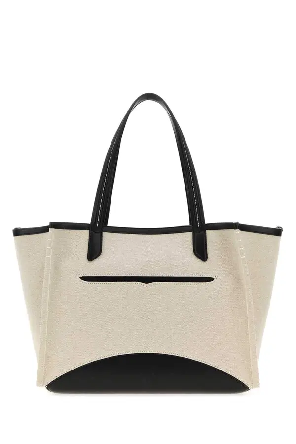 JW Anderson Canvas Loafers Shopping Bag - Brown