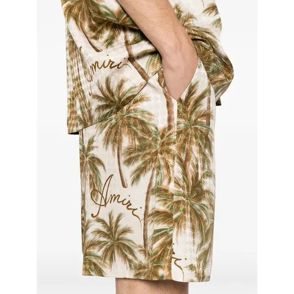 Amiri Neutrals Shorts Deck Shorts