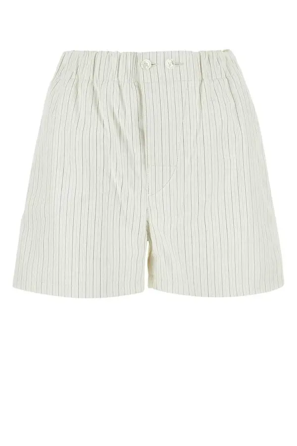 Bottega Veneta Printed Leather Shorts