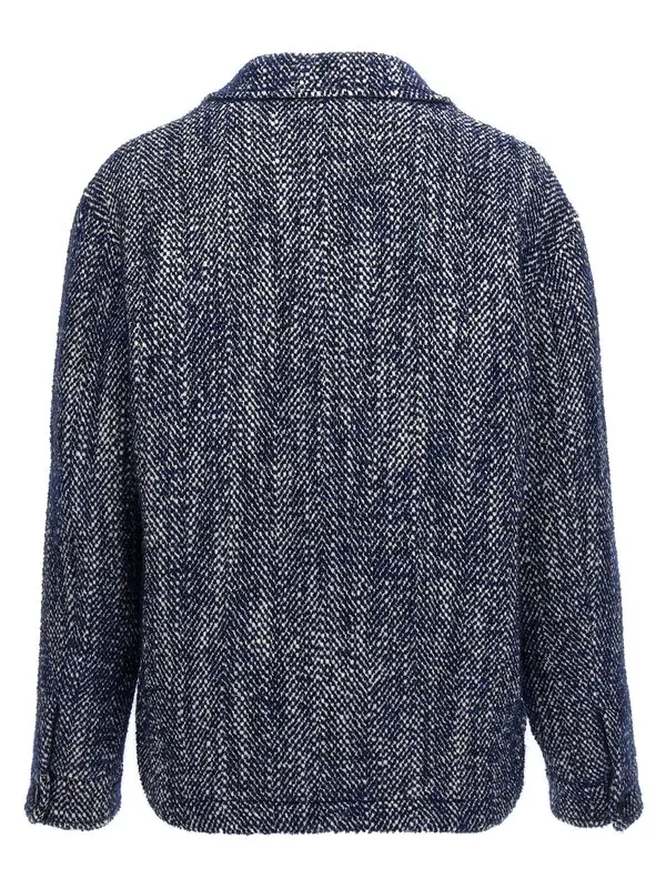 Etro Chevron Wool Blend Jacket
