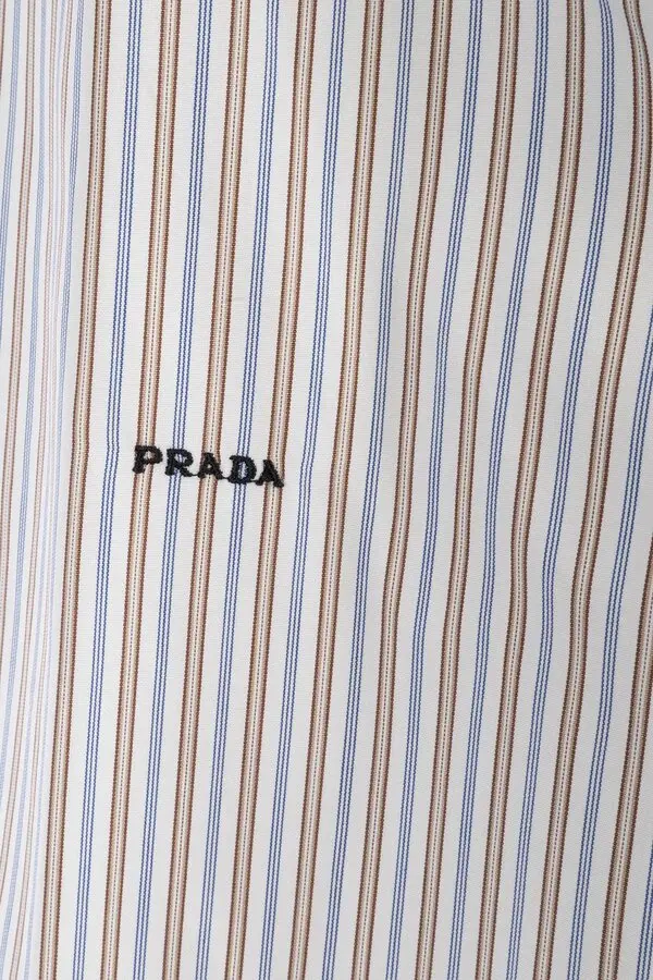 Prada Striped Button-up Shirt - Multicolor