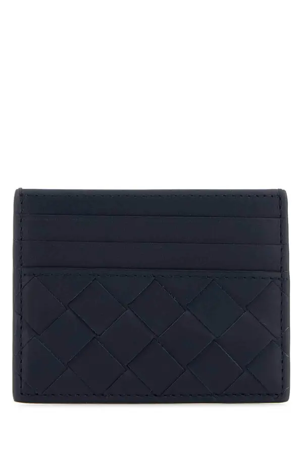 Bottega Veneta Two-tone Leather Intrecciato Card Holder - Multicolor