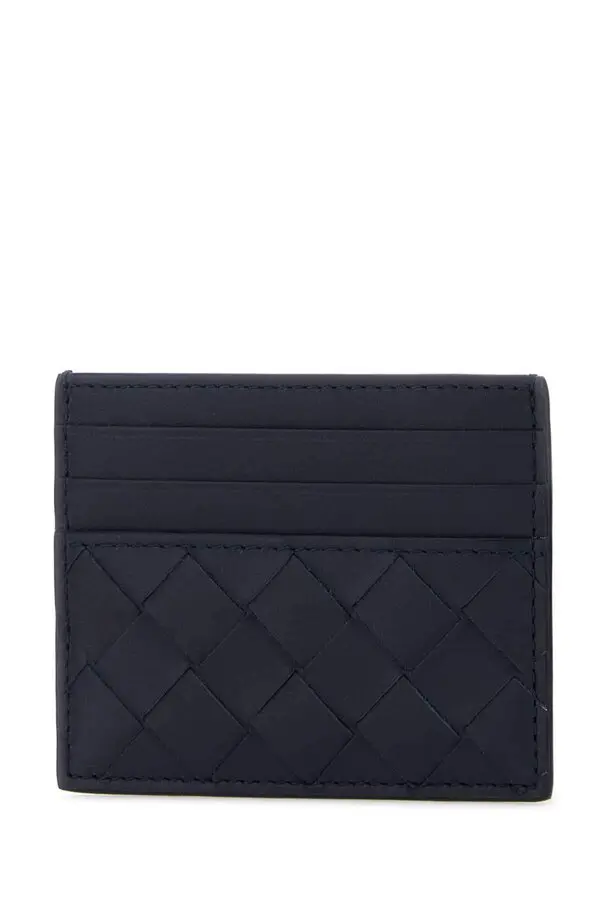 Bottega Veneta Two-tone Leather Intrecciato Card Holder - Multicolor