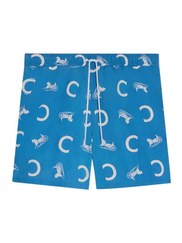 Celine Nylon Swim Shorts