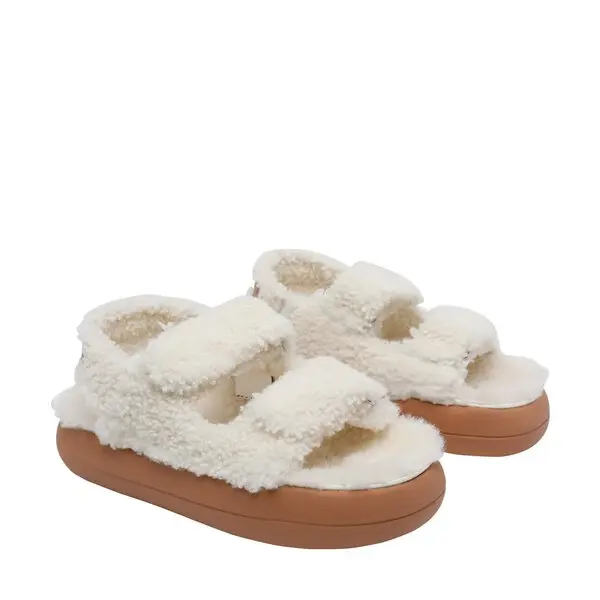 Moon Boot Shearling Sandals
