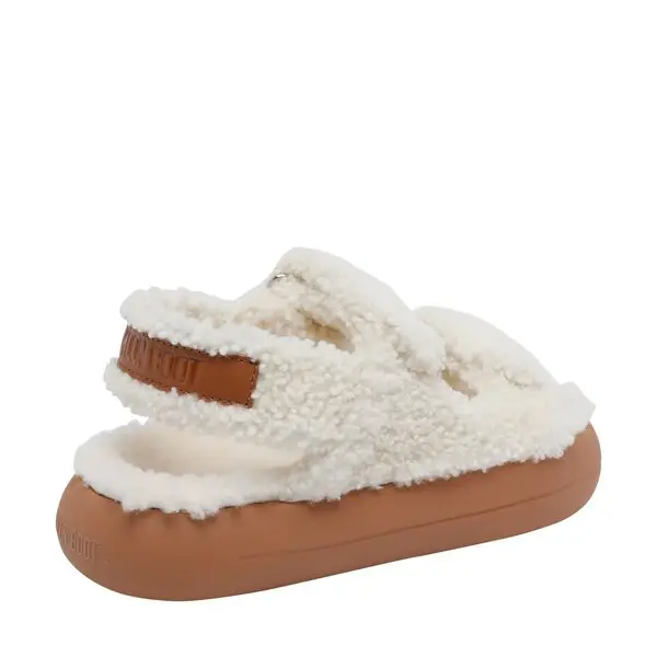 Moon Boot Shearling Sandals