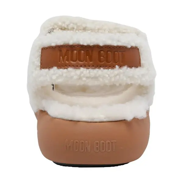 Moon Boot Shearling Sandals - White