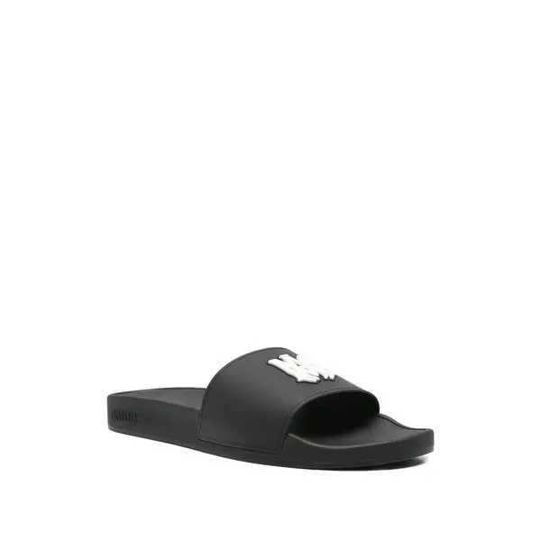 Amiri Rubber Slides - Black