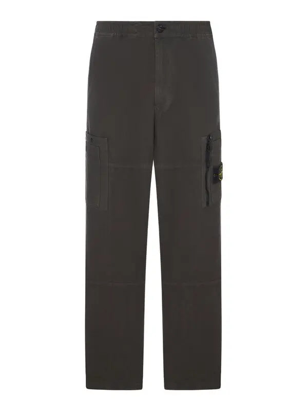 Stone Island Cotton Ripstop Cargo Trousers