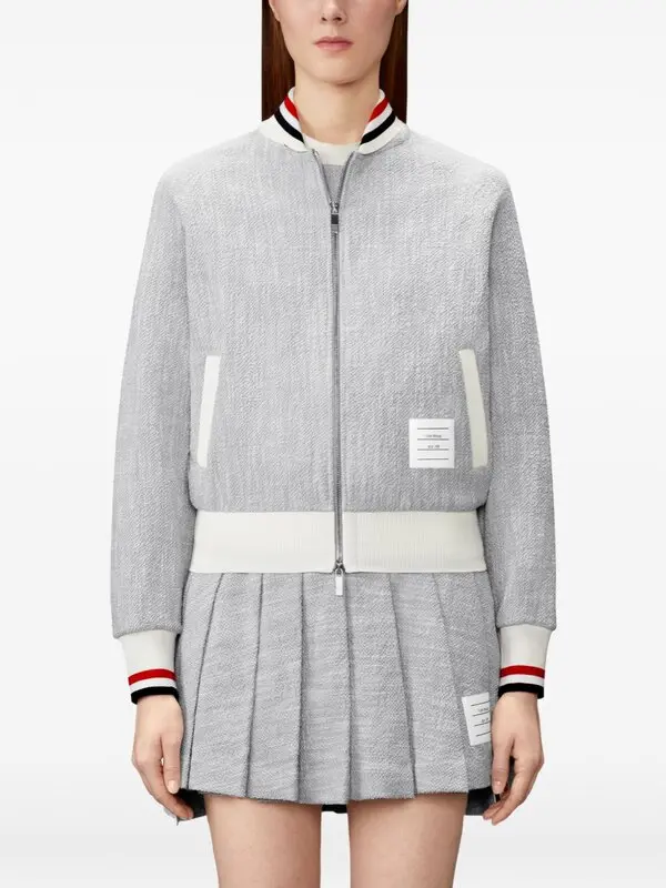 Thom Browne Rwb Cotton Bomber Jacket