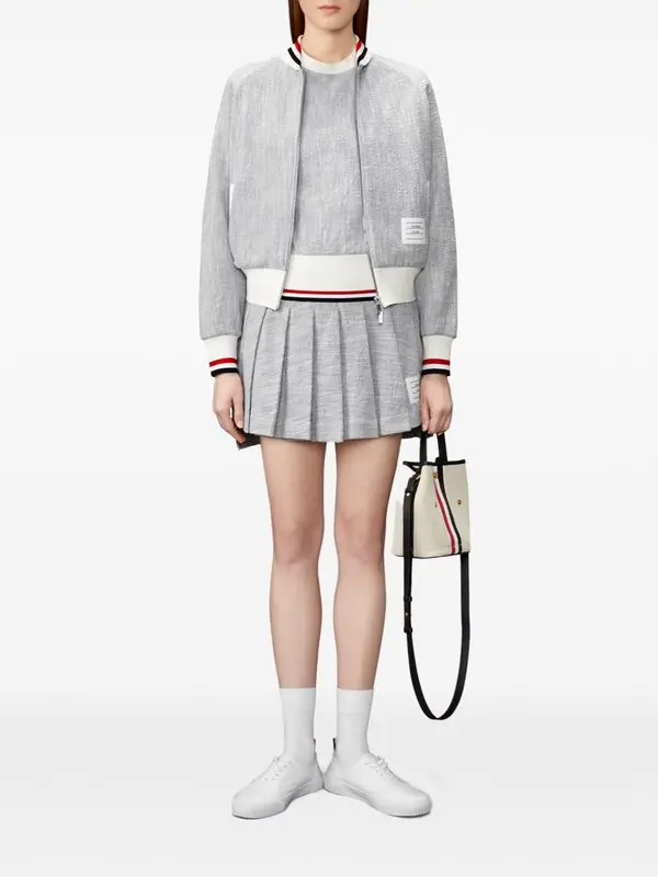 Thom Browne Rwb Cotton Bomber Jacket