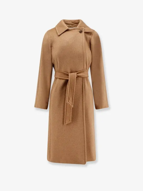 Max Mara Manuela Camel Hair Coat - Multicolor
