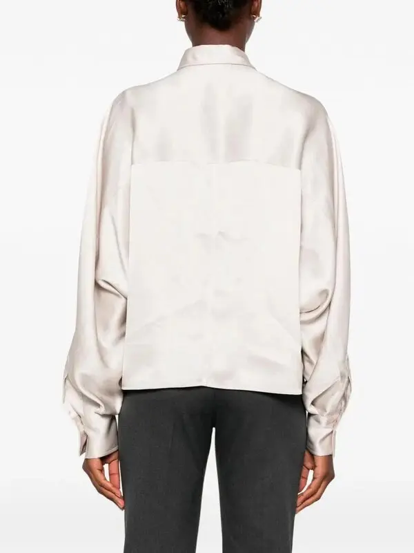 Brunello Cucinelli Silk Button Up Shirt - Multicolor